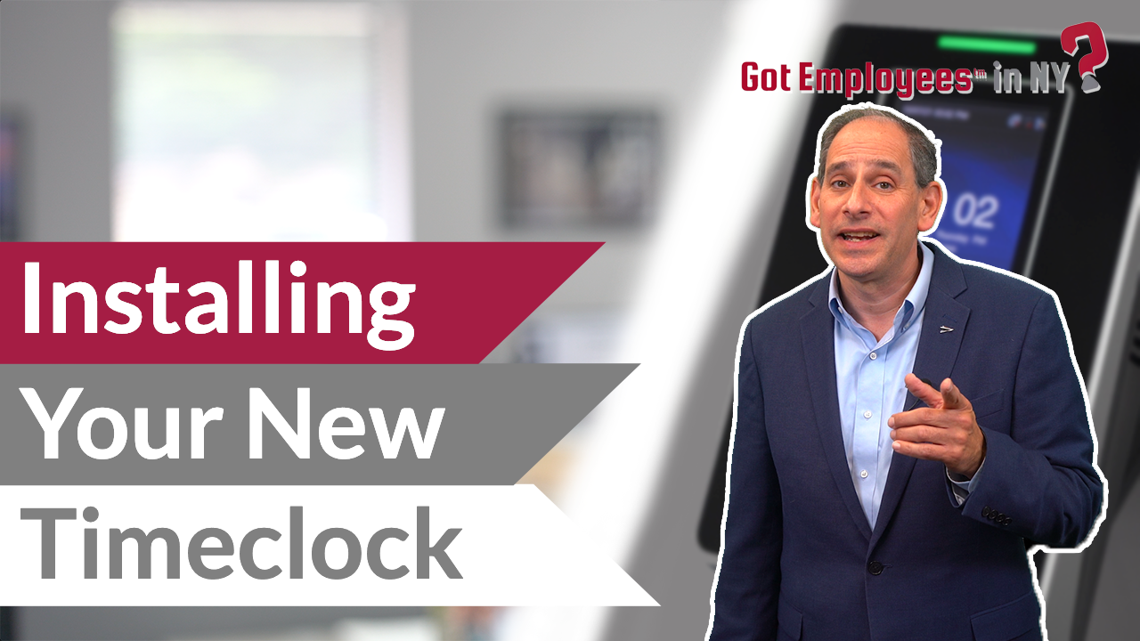 Installing Your New Timeclock | Baron Payroll